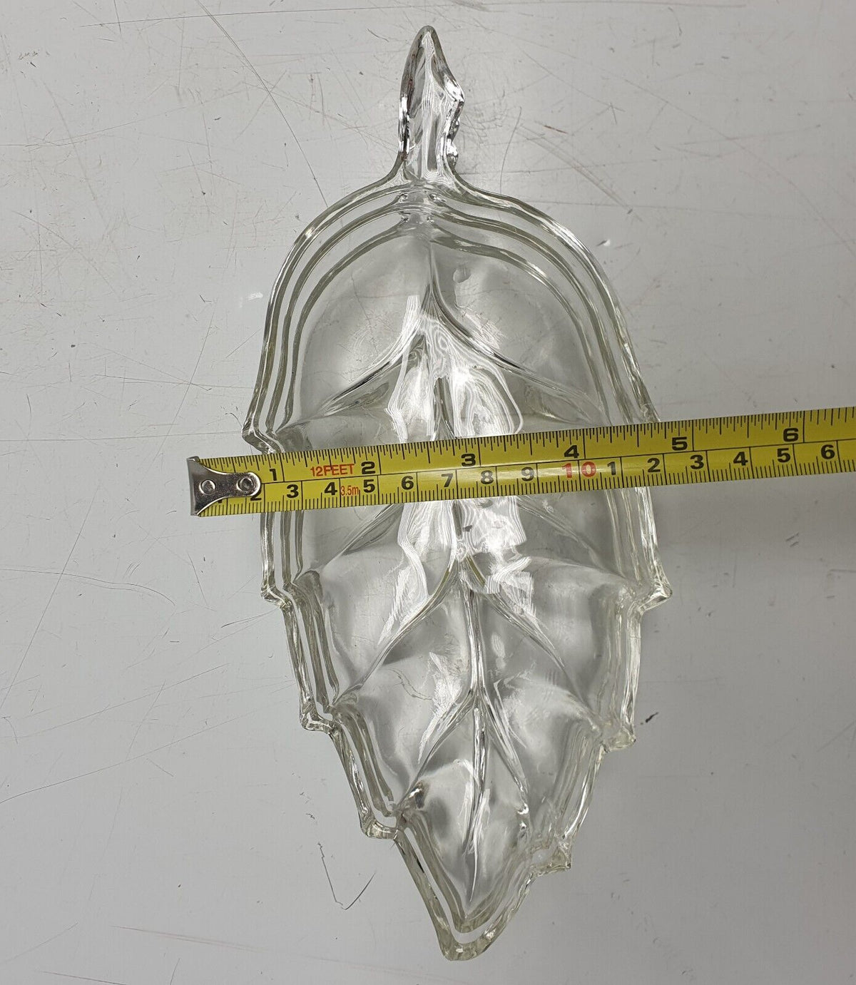 Vintage Set Of 3 Leaf Shaped Clear Glass Relish – Treasures1906