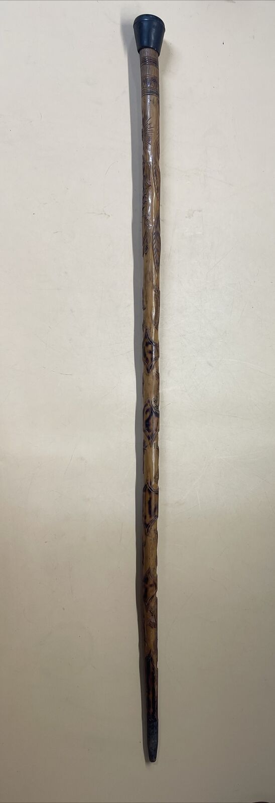 Vintage Original 1920’s Style Africa Walking Stick Cane Handmade wood ...