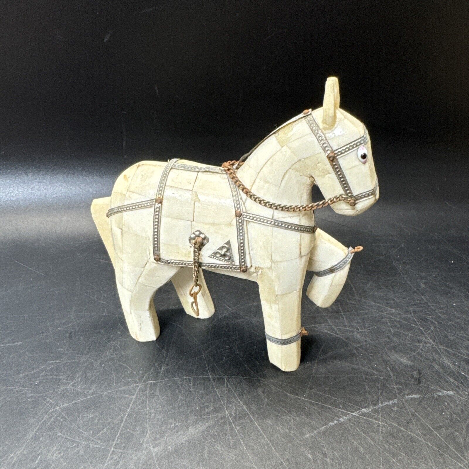 Decorative Sculpture Of Horse Made Of Bones – Treasures1906