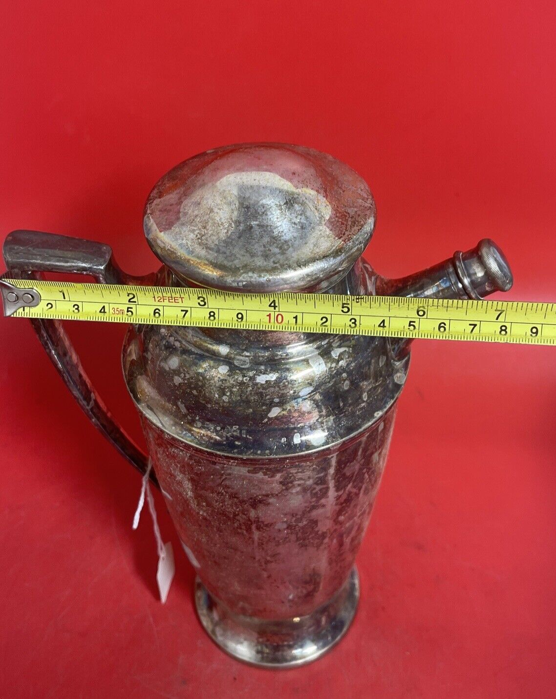 Vintage Chrome Cocktail Pitcher Lidded w/Pouring Cap – Treasures1906