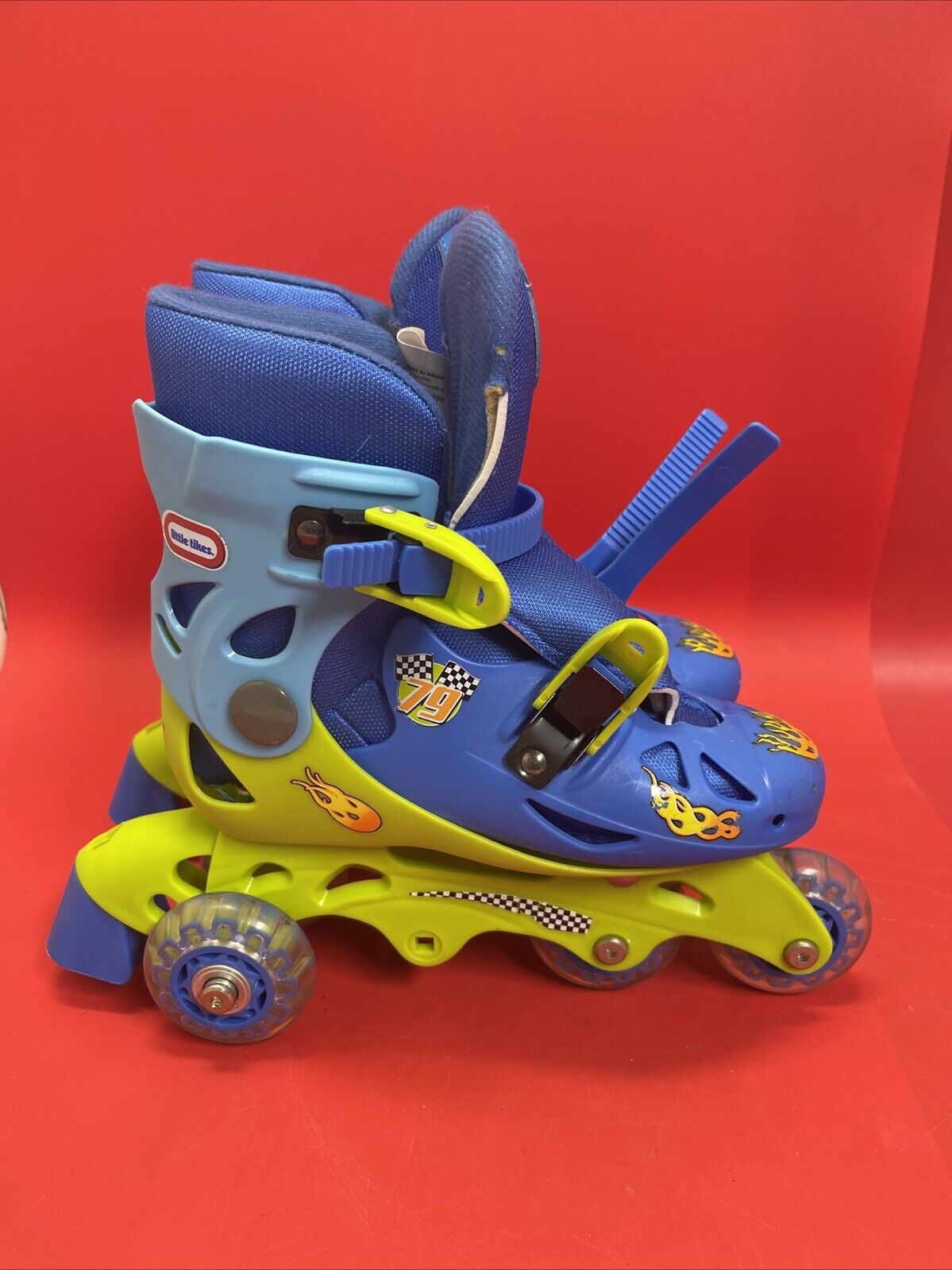 The Little Tikes Convertible Training Roller Blades Skates "79" Boys ...